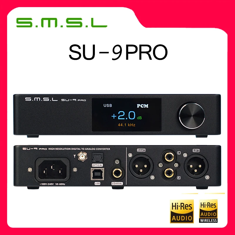 SMSL SU-9 PRO ES9039MPRO декодер MQA & MQA-CD Bluetooth 5,0 SU9 PRO DAC ...