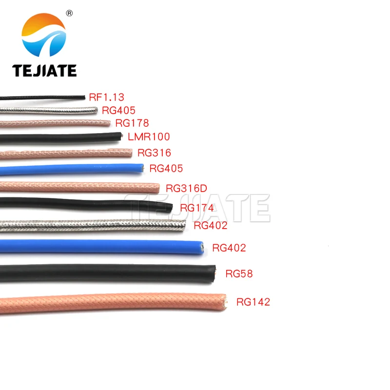 Кабель RG178 RG174 LMR100 RG316 RG316D RG58 RG142 RG405 RG402 RF | AliExpress