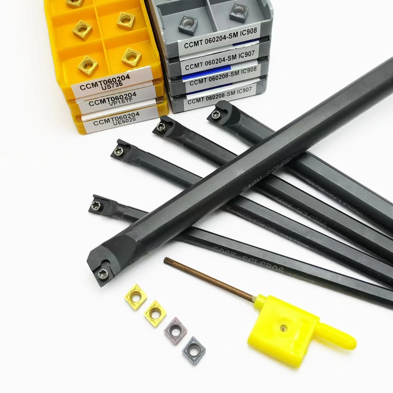 SCLCR06 95 ° Спиральные токарные инструменты S06K S07K S08K S10K S12M Вставка с ЧПУ CCMT 060204 ...