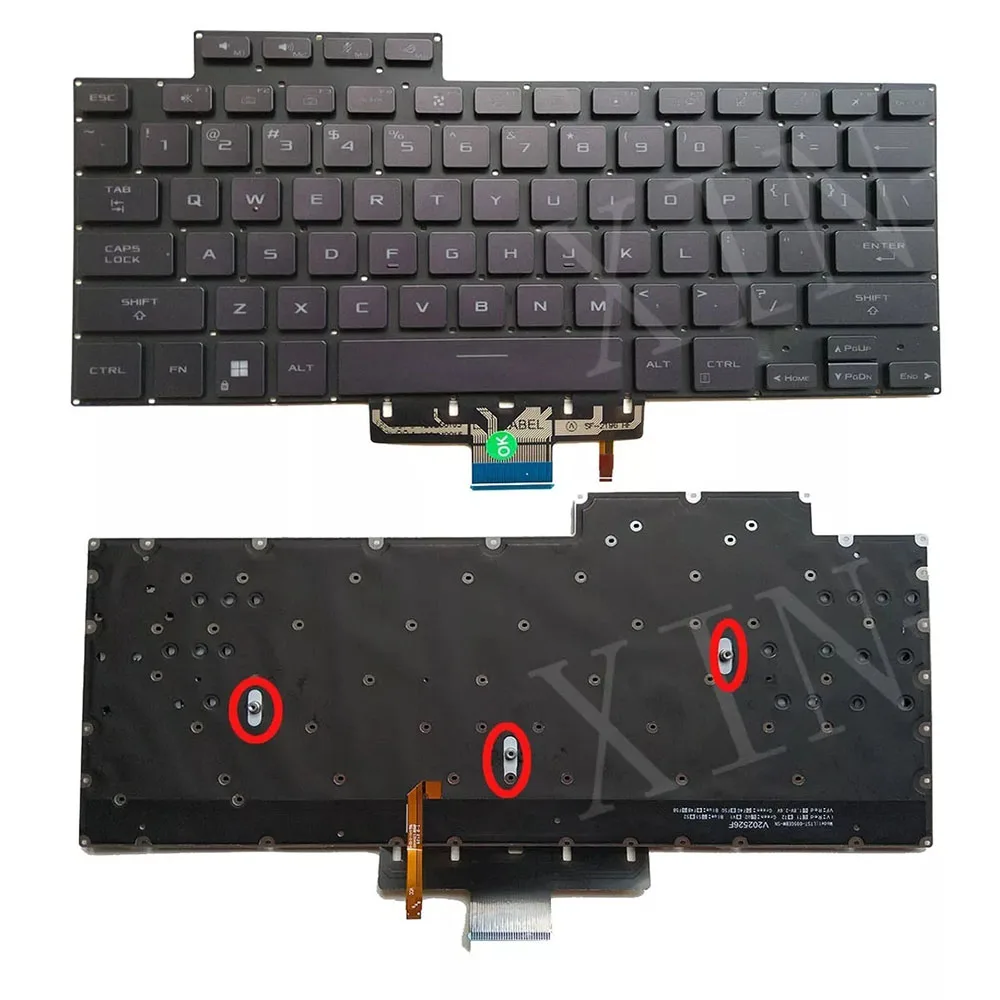 Клавиатура с RGB-подсветкой для ASUS ROG Zephyrus G15 GA503 GA503Q ...