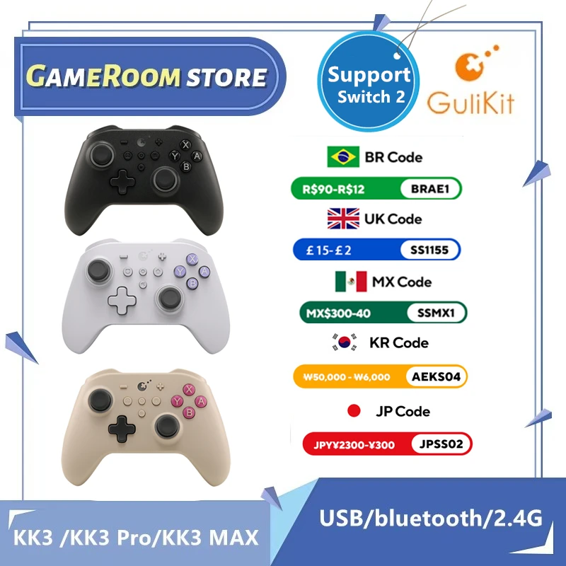 GuliKit KK3/kk3 pro/kk3 MAX беспроводной геймпад | AliExpress