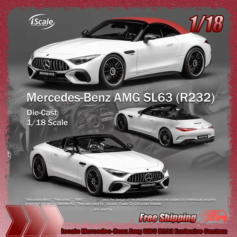 Миниатюра Mercedes-Benz AMG SL63 R232 1:18 | AliExpress