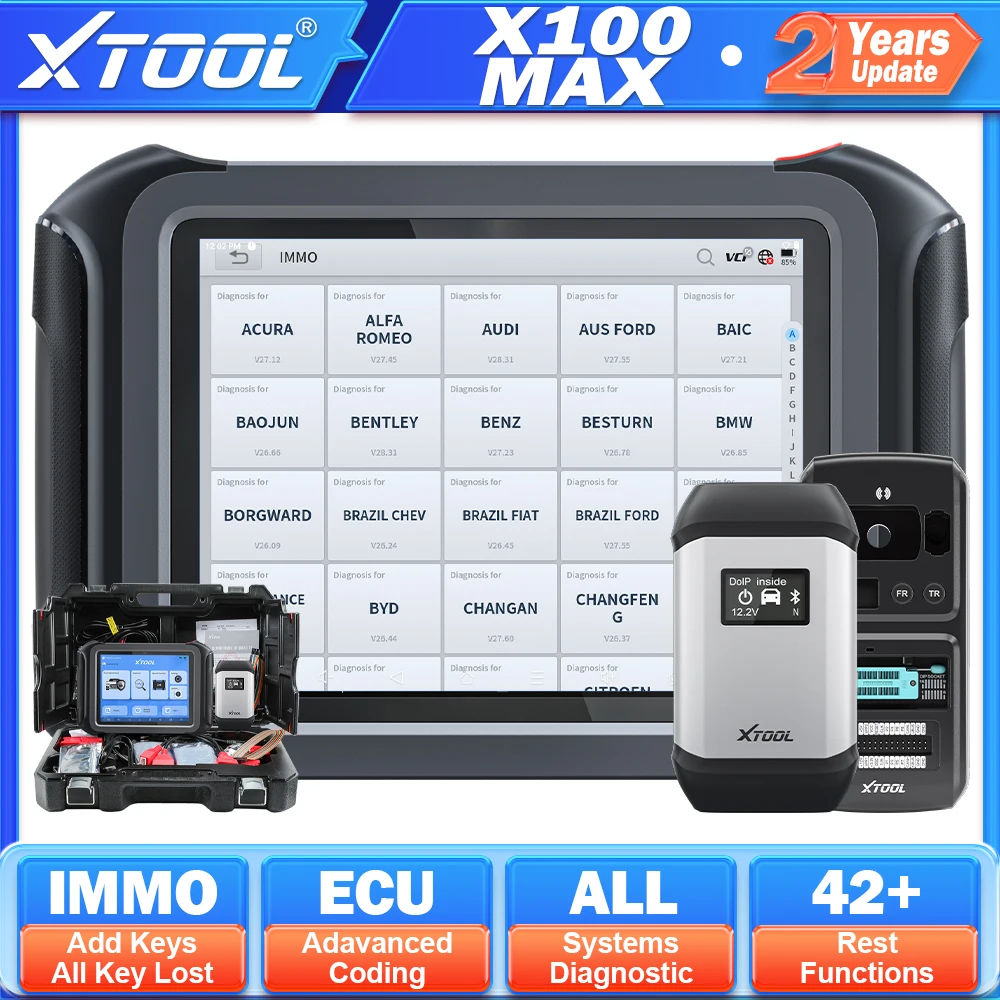 XTOOL X100 PAD3 — это многофункциональный инструмент для диагностики ...