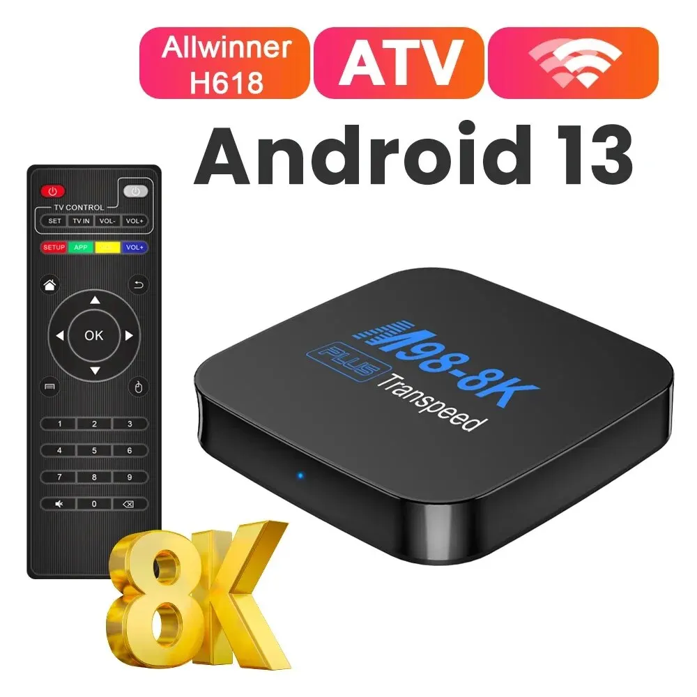 Transpeed ATV Android 13 ТВ-приставка | AliExpress