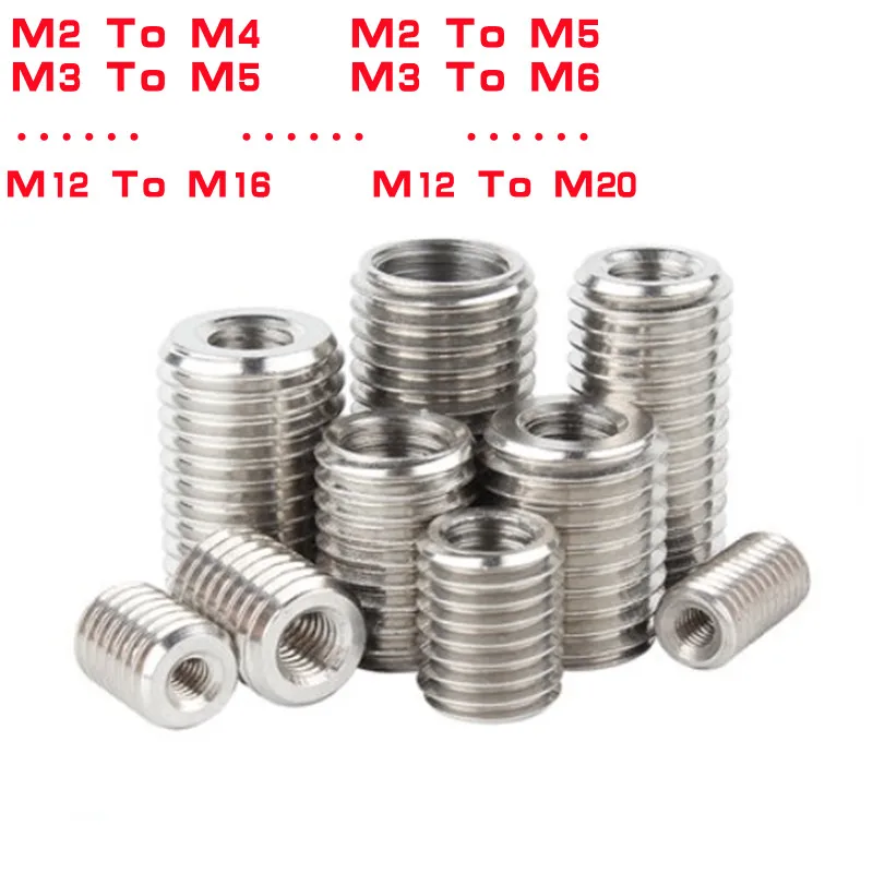 Винтовые гайки M2 M3 M4 M5 M6- M12 M20 304 из нержавеющей стали, 2/5 шт ...