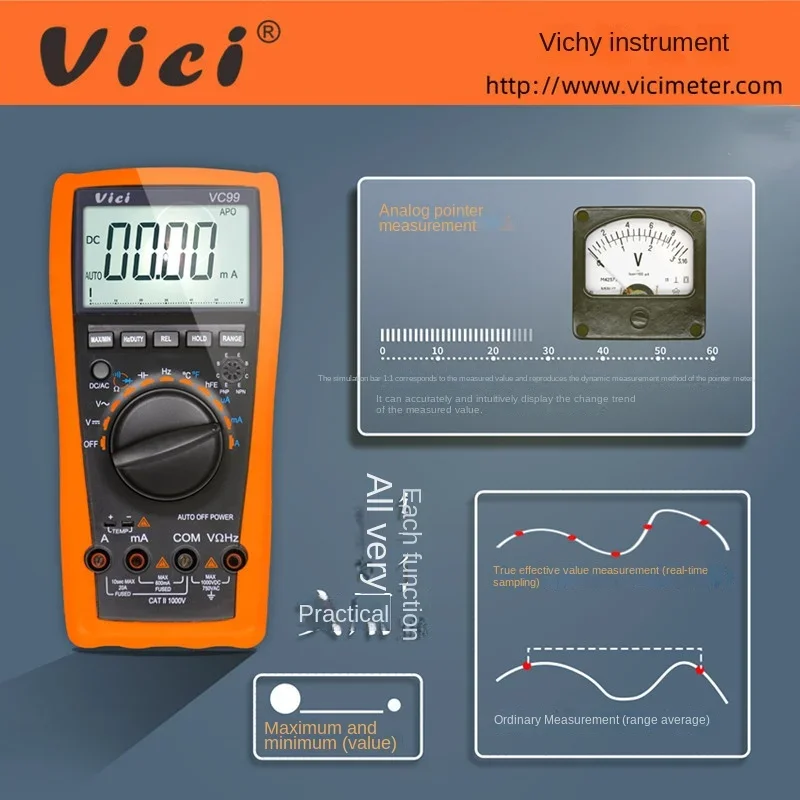 VICI VC99 3 6/7 Мультиметр | AliExpress