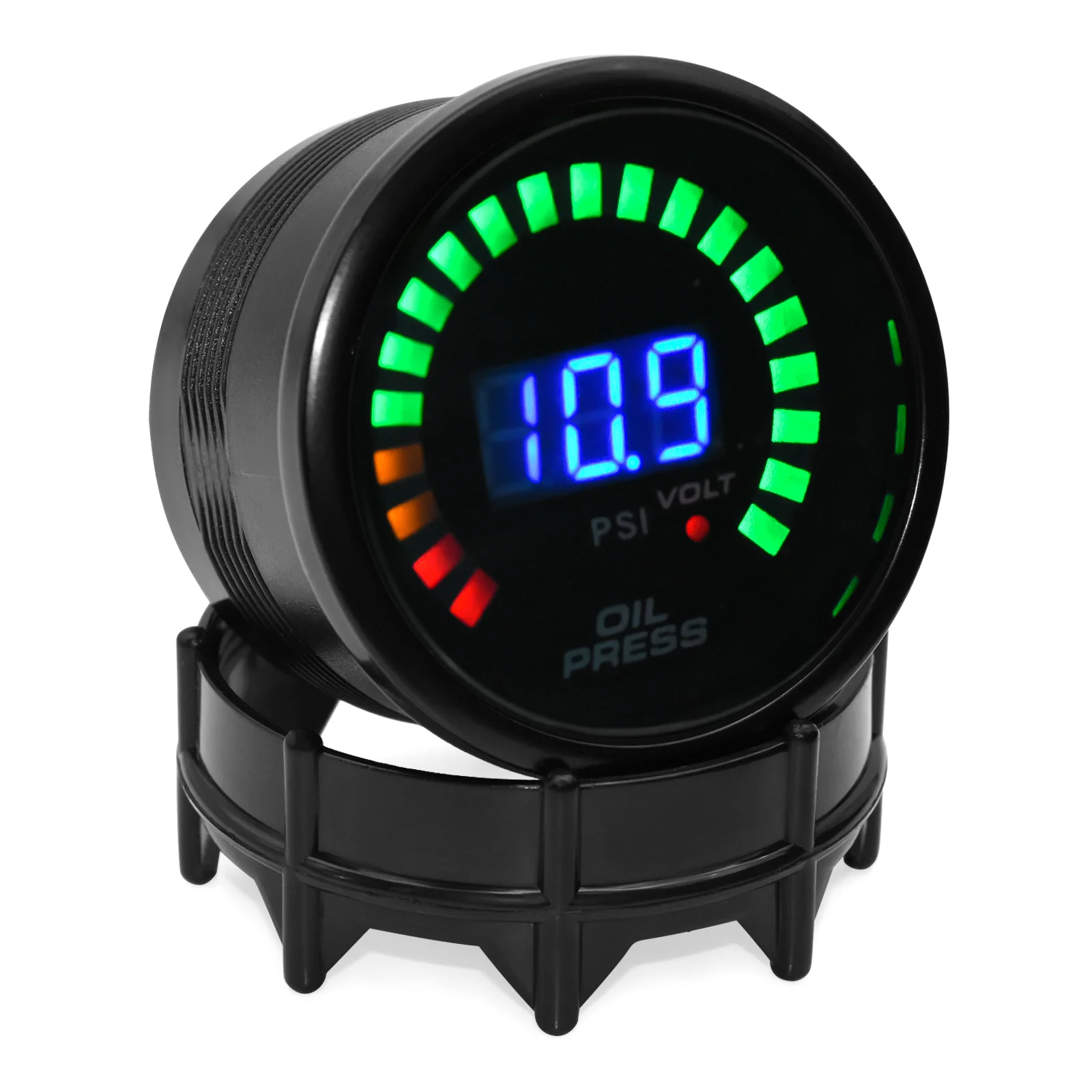 HD 52MM Digital 20 LED Boost BAR PSI Vacuum Water Oil Temp Oil Press ...