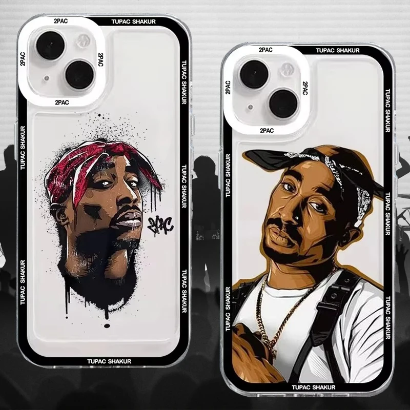 Tupac Rapper 2pac Singer Phone Case For Xiaomi Redmi Note 13 12 11 Pro ...