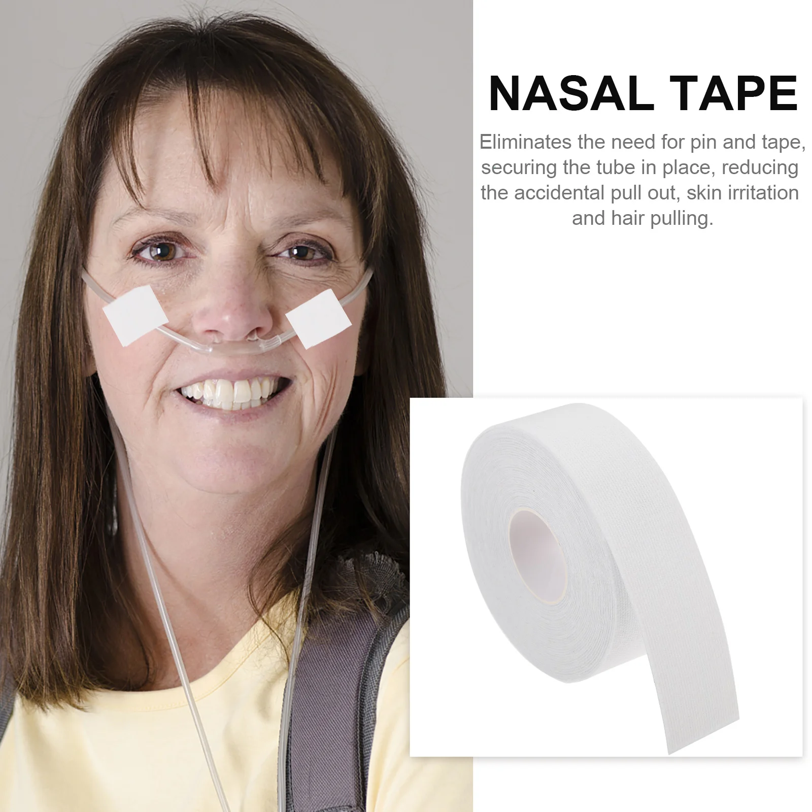 4 Rolls of Nasal Tube Holder Tape Catheter Fixed Tape Mouth Fixing Tape ...