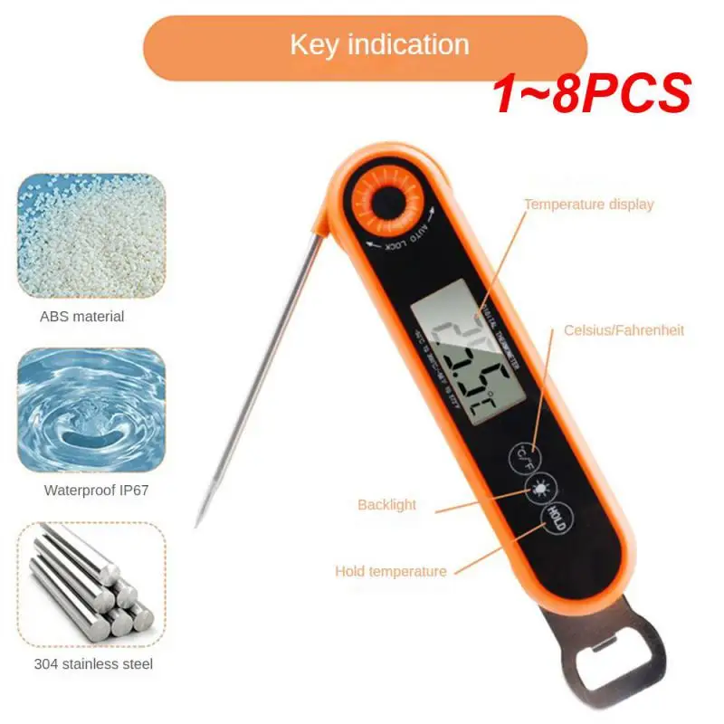 1~8PCS ThermoPro TP19H Digital Waterproof Cooking Thermometer with BBQ ...