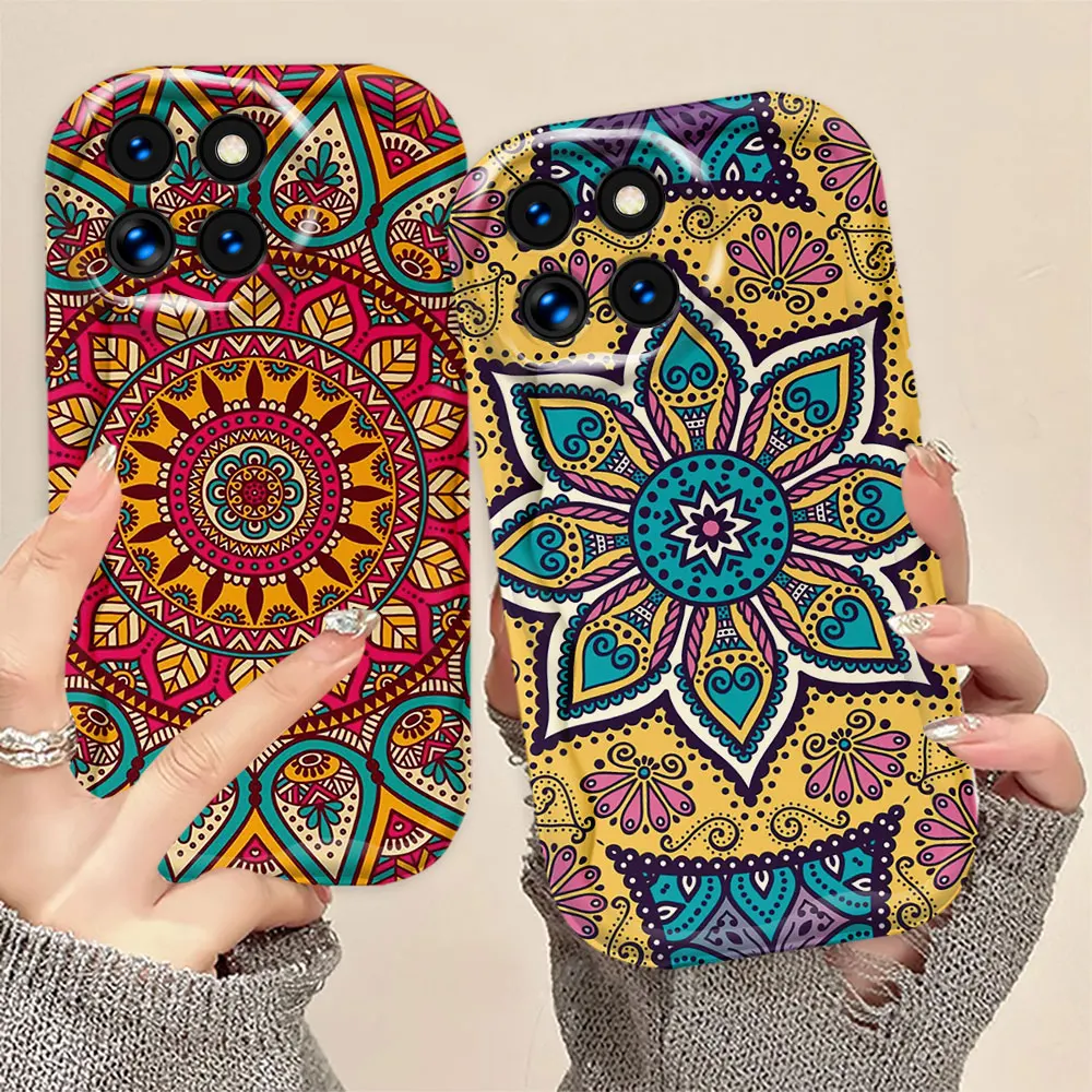 Art Mandala Chakra Yoga Phone Case For REDMI K50 K40 K30 K30I 14C 13 ...