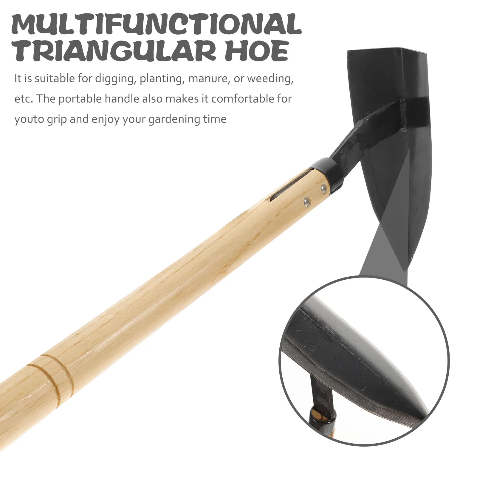 Garden Hoe Weeding Multifunctional Useful Gardening Planting Hoeing ...