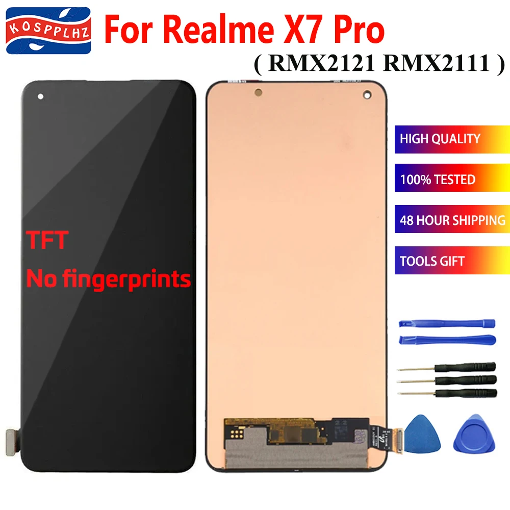 TFT для Realme X7 Pro ЖК-дисплей + сменный преобразователь сенсорного ...