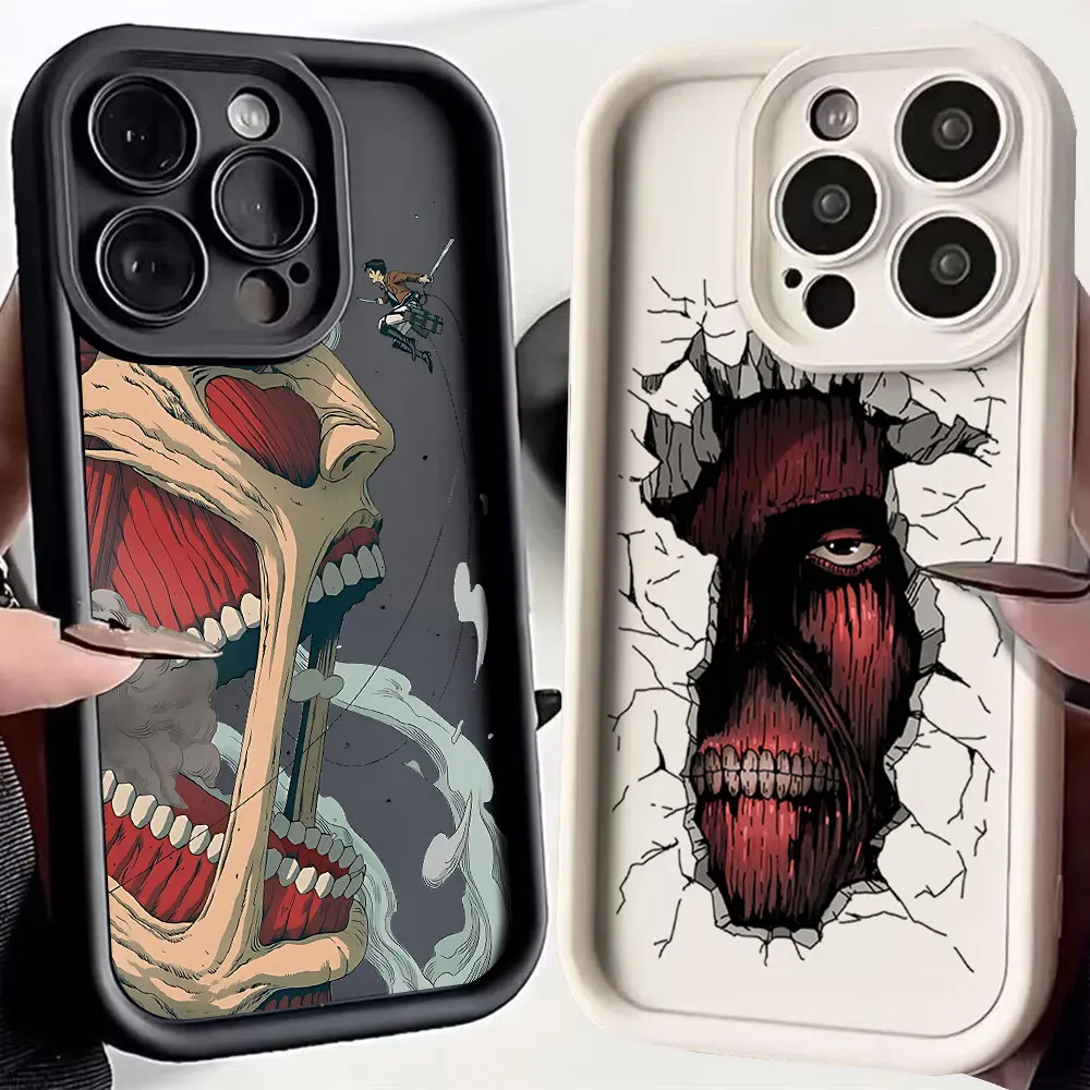 Чехол для телефона «Аниме Атака Титанов» для Samsung S25 S24 S23 S22 ...