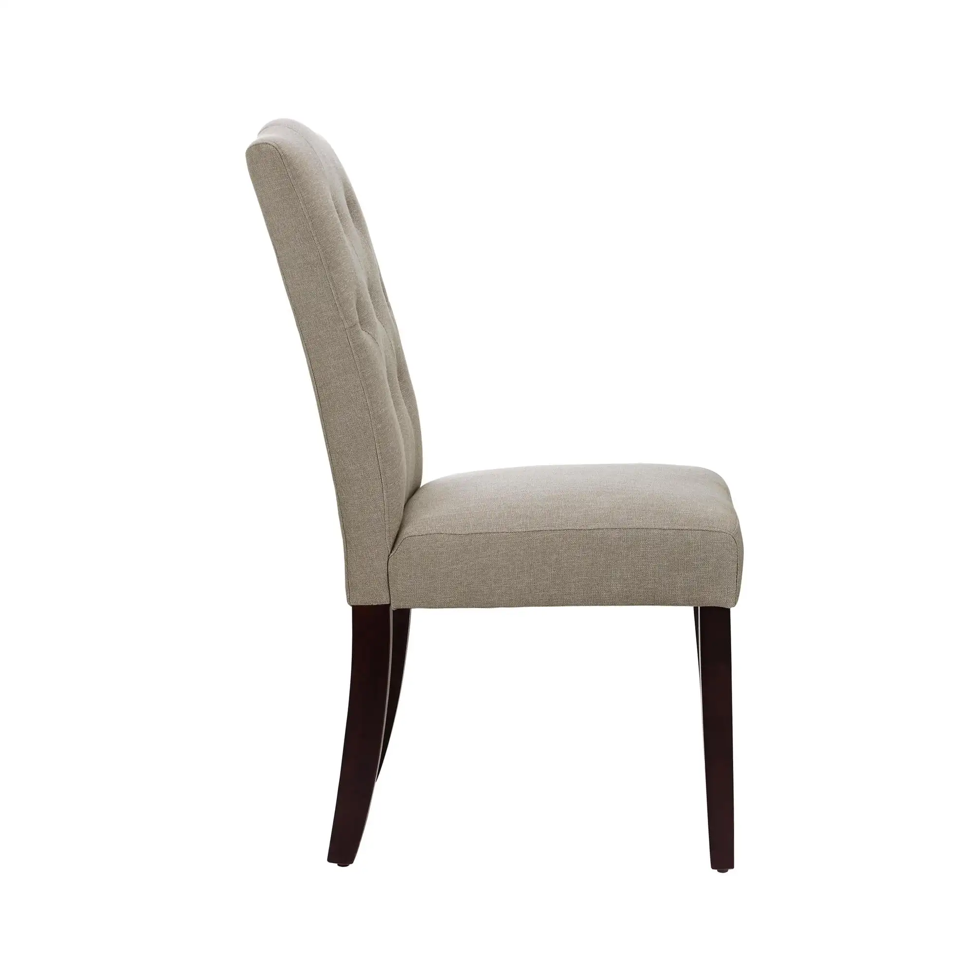 Better Homes and Gardens Parsons Upholstered Tufted Dining Chair,Taupe ...