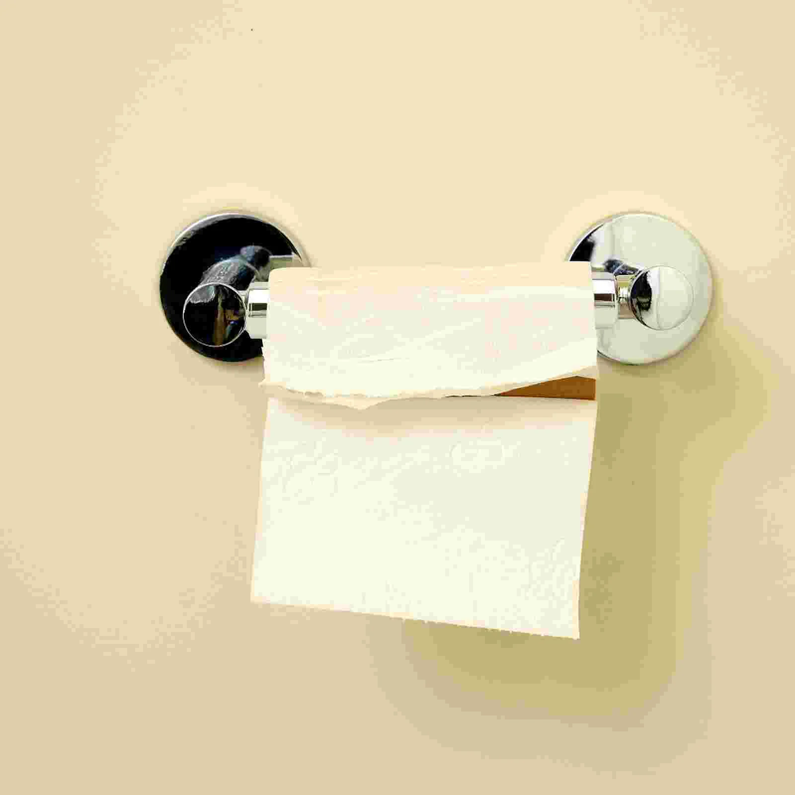 2pcs Bathroom Toilet Paper Towel Spring Coil Rod Paper Winder Holer ...