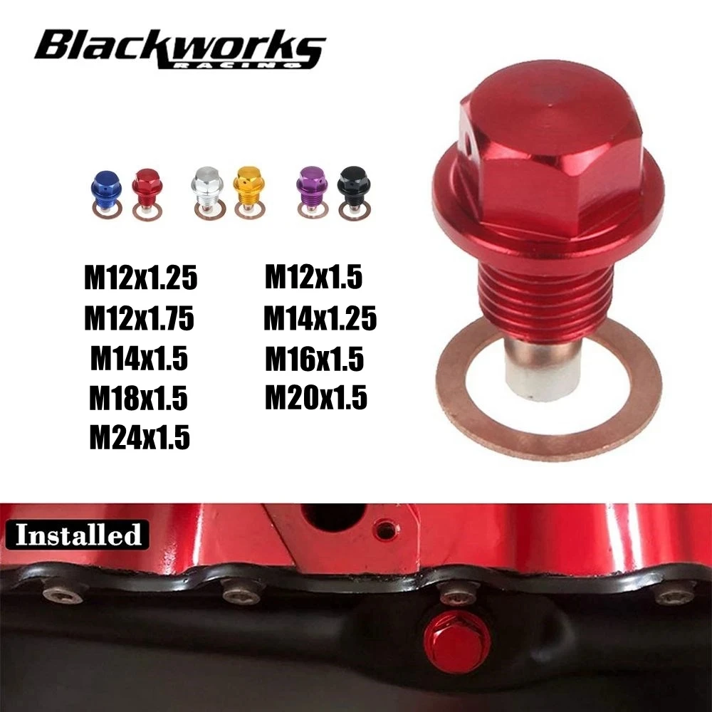 M12x1, 5 m12x1, 25 M14x1, 5 m24x1, 5 Магнитная дренажная масляная пробка масляная сливная гайка ...