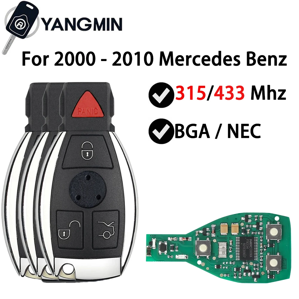 YANGMIN Smart Car Key для 2000-2010 2000+ Mercedes Benz A C E S Class ...