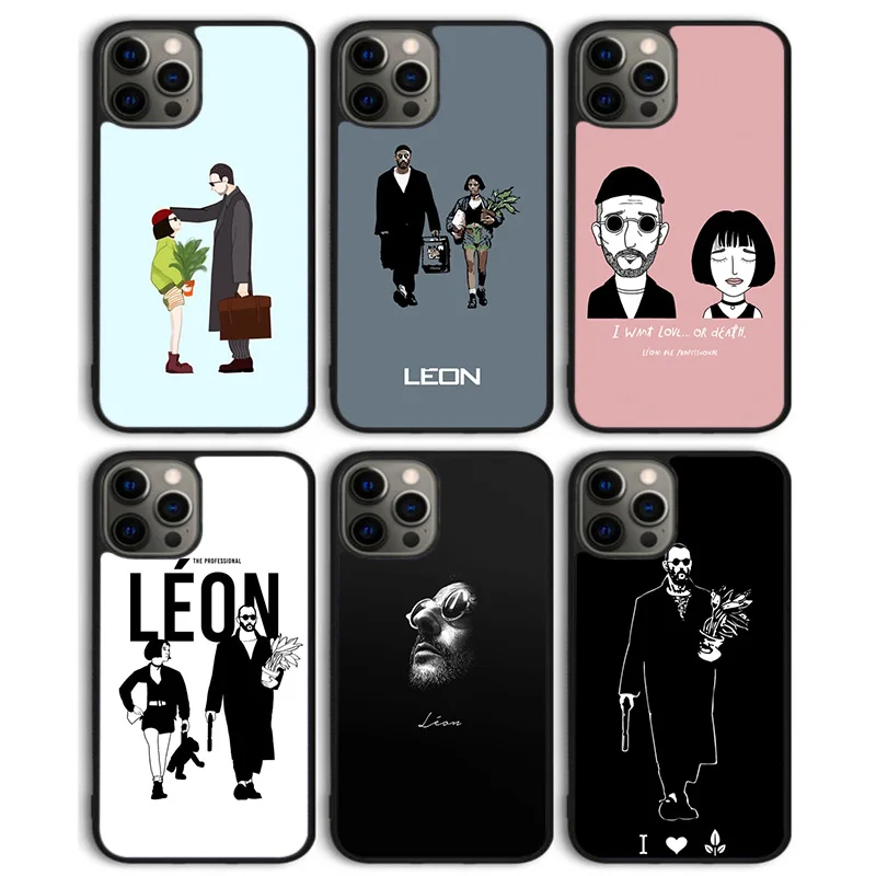 Killer Leon Famous Movie Phone Case For iPhone 15 16 SE2020 11 12 13 14 ...