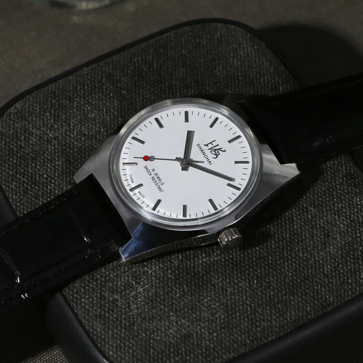 Мужские механические часы Shanghai 7120 из нержавеющей стали | AliExpress