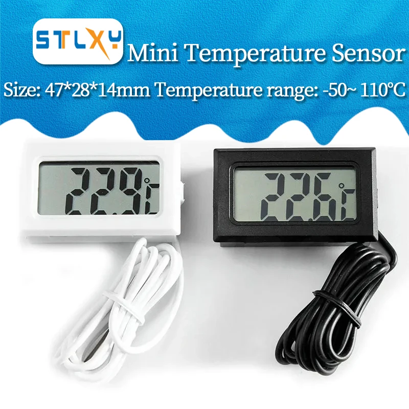 Цифровой мини-термометр с ЖК-дисплеем | AliExpress