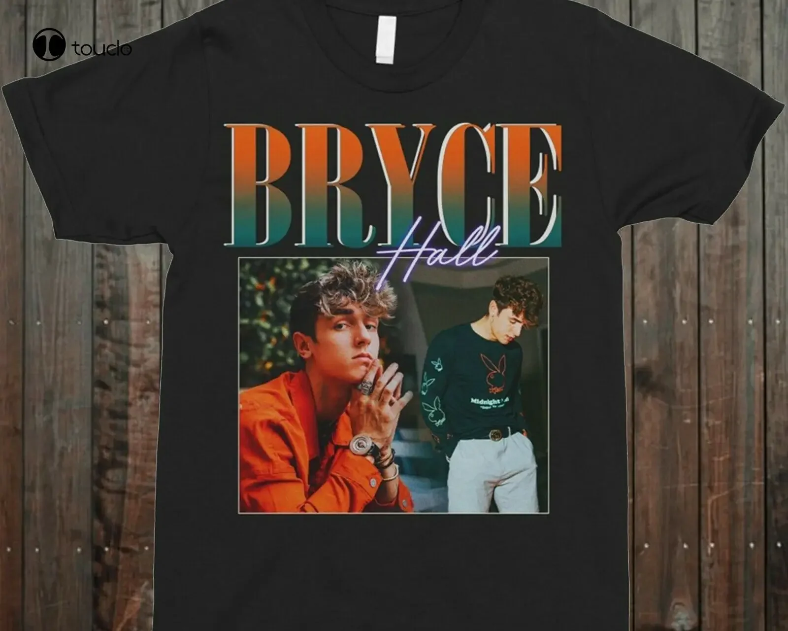 Bryce Hall 90S Crewneck Vintage T-Shirt Tee Shirt | AliExpress