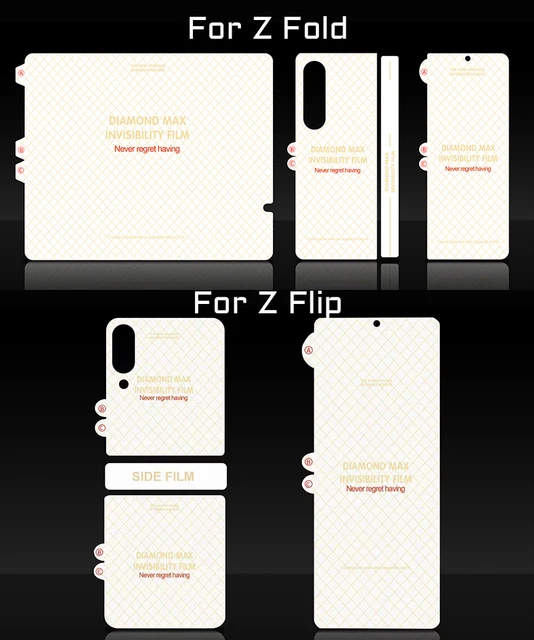 Гидрогелевая пленка Diamond Tpu для Samsung Galaxy Z Fold 7 6 5 4 3 2 ...