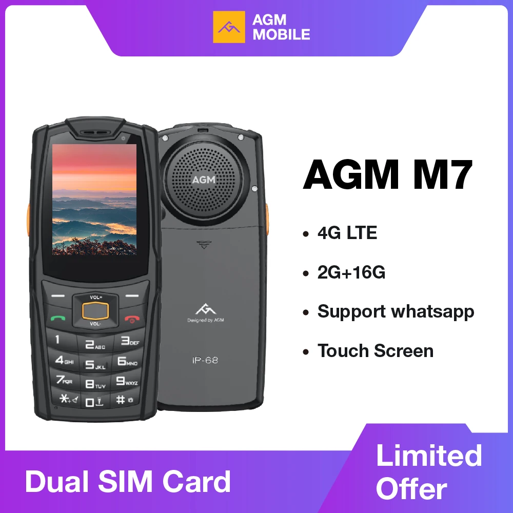 Смартфон AGM M7, 2/16ГБ | AliExpress