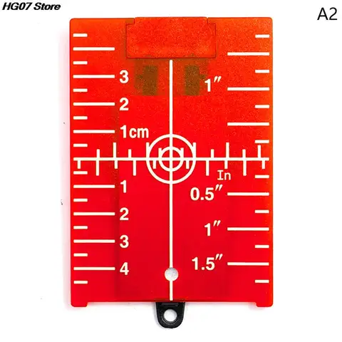 Laser measure target store