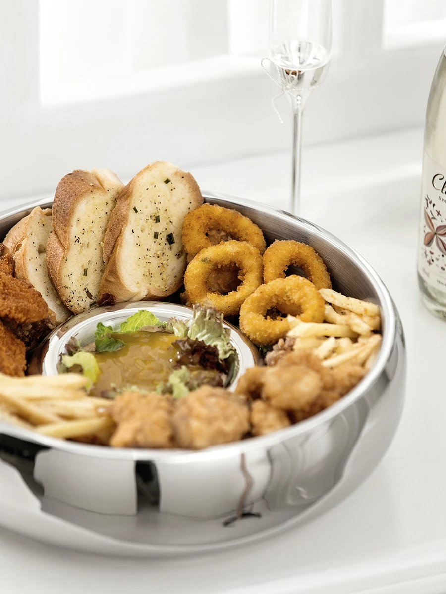 Скандинавская обеденная тарелка из нержавеющей стали, специальное блюдо ...