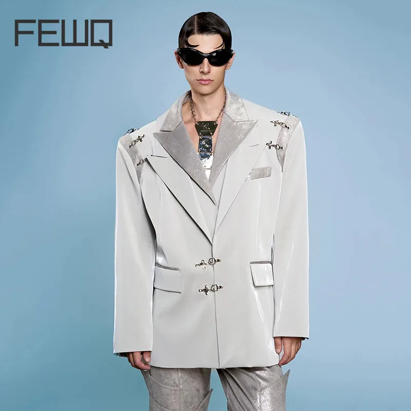 FEWQ High Street Мужские пиджаки из хлопка | AliExpress