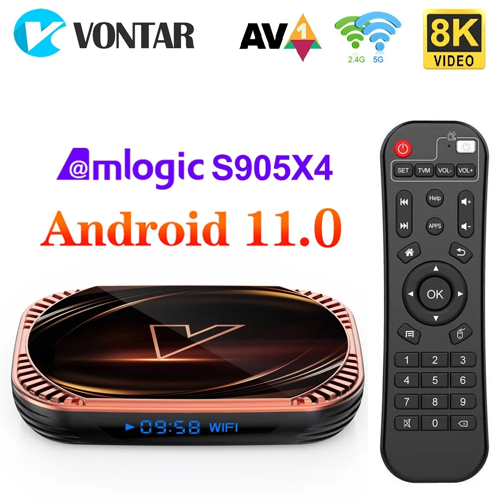 VONTAR X4 Smart TV Box Android 11 4ГБ 64ГБ | AliExpress