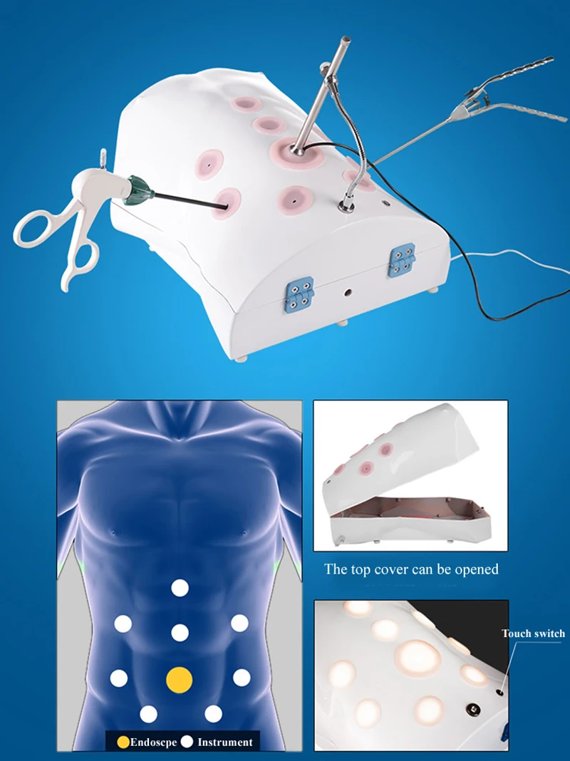 China Hospital Laparoscopic Lap Surgery Training Box Real Surgery ...