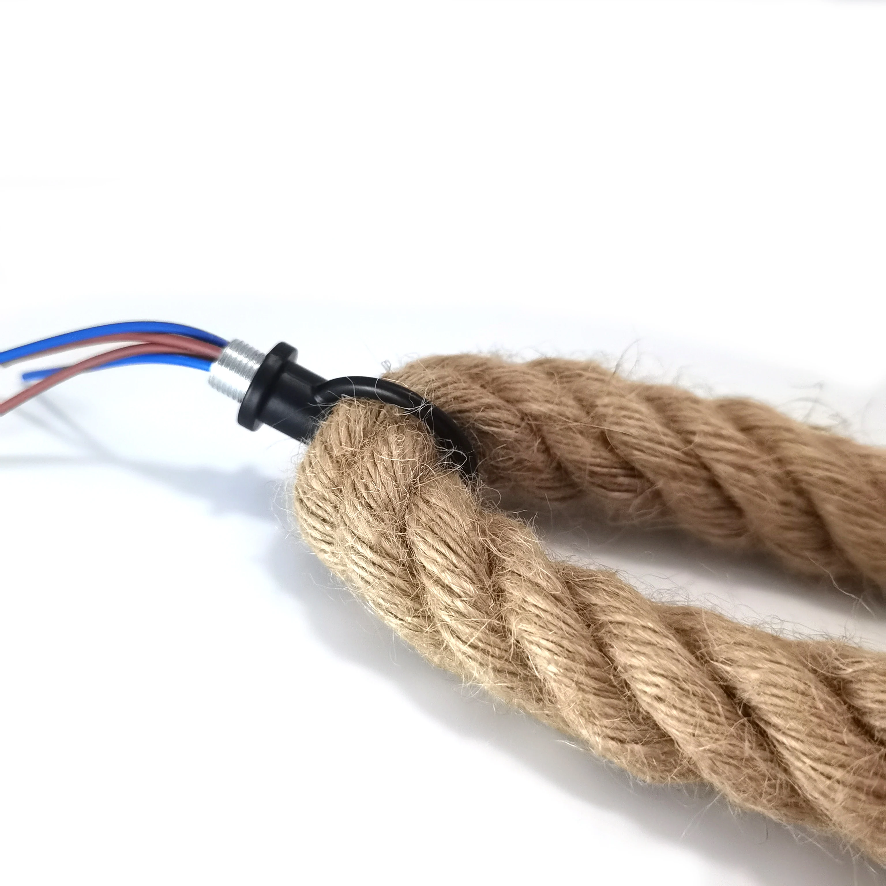 Vintage Hemp Rope Led Pendant Light Retro Loft Industrial Hanging Lamp ...