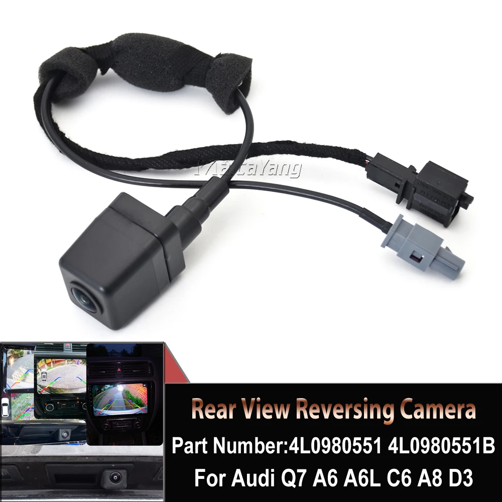 4L0980551 камера заднего вида с ручкой багажника для Audi Q7 A6 C6 A8 D3 4L0980551B 4L0980551D ...