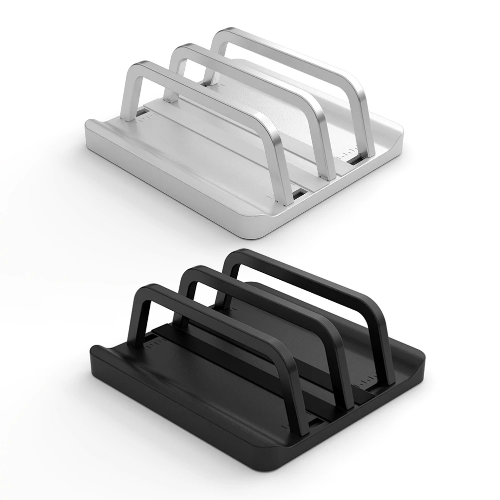 Вертикальная подставка для ноутбука с двумя слотами, регулируемая ...