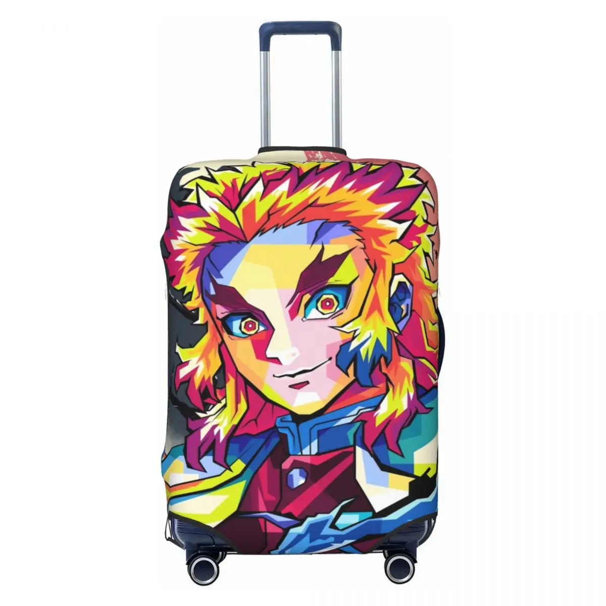 Demon Slayer Rengoku Kyojuro Suitcase Cover Kimetsu No Yaiba Practical ...