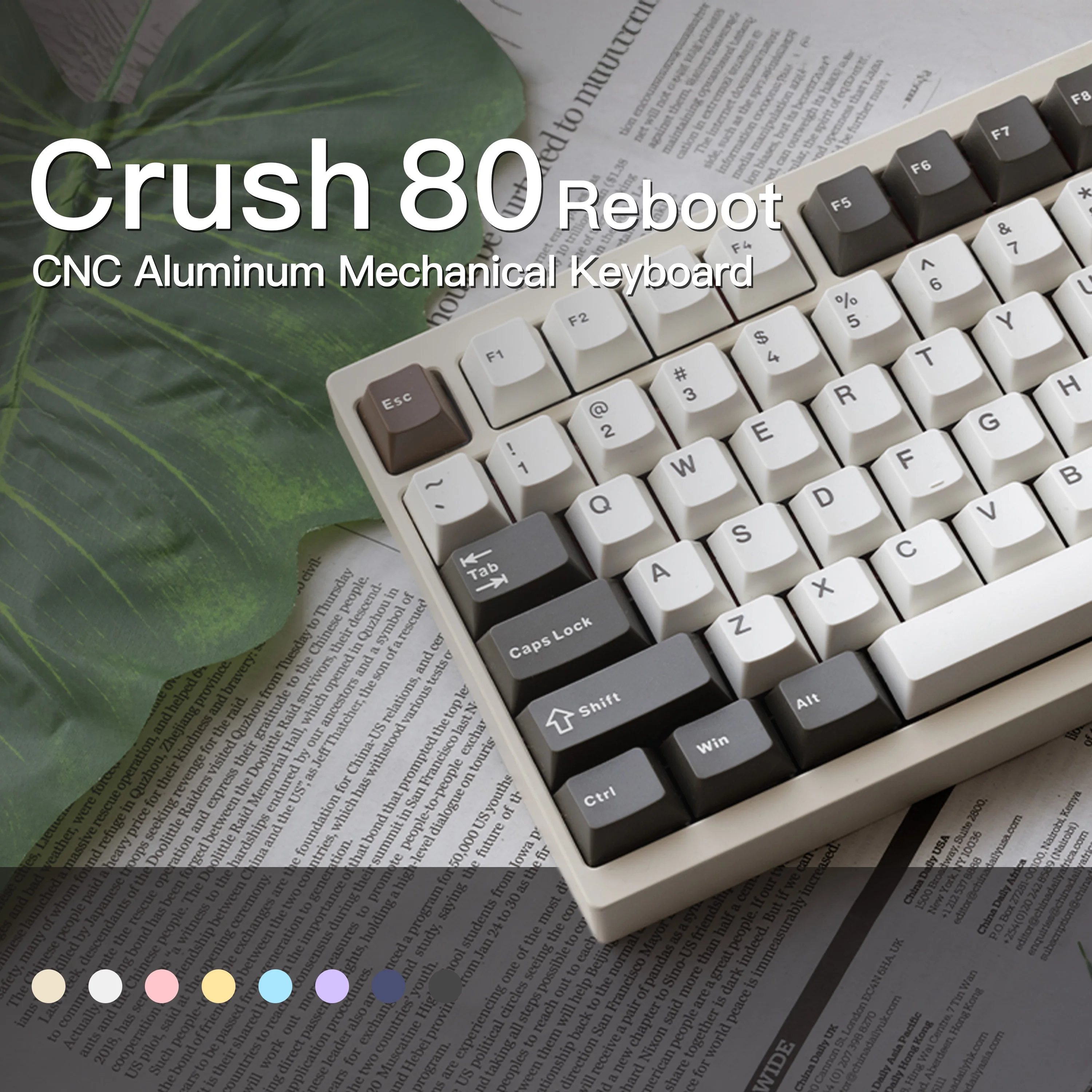 WOBKEY Crush80 Reboot Алюминиевая 5-секундная быстросъемная ...