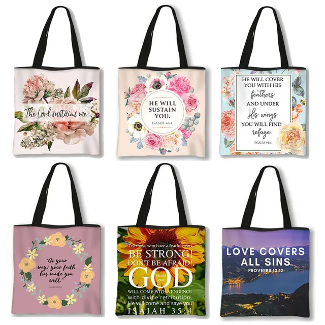Christian Bible Verse Tote Bag | Christian Marketplace, Shop Christian ...