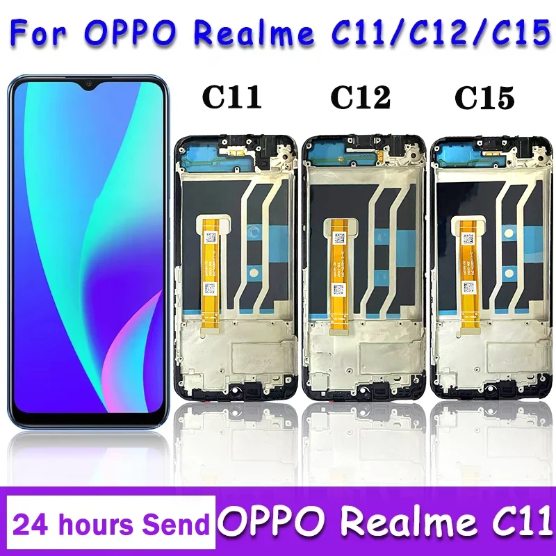 6,5-дюймовый ЖК-дисплей C11 2020 для Oppo Realme C12 C15, ЖК-дисплей 10 ...
