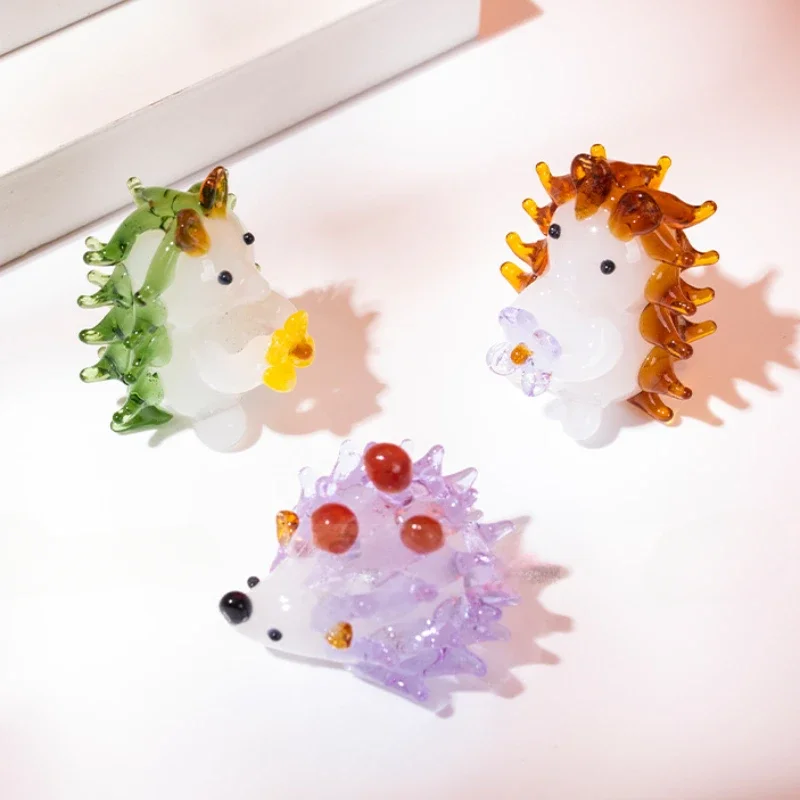 Мини фигурка ежа Omgd цветная глазурь Aliexpress