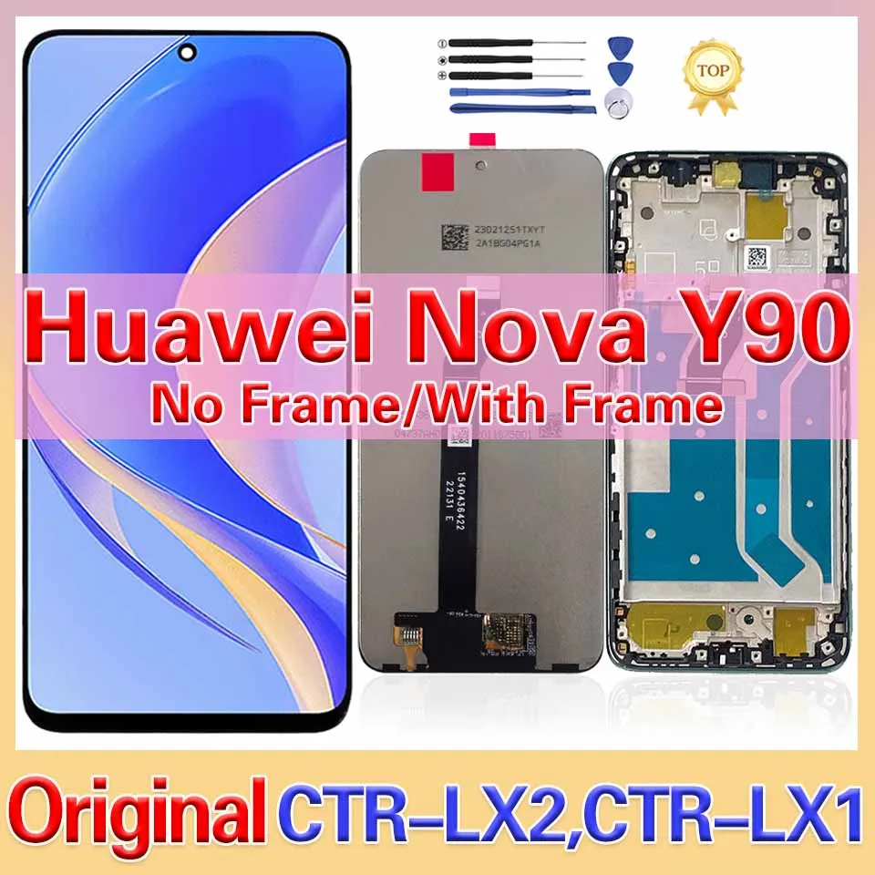 Оригинальный ЖК-дисплей Huawei Nova Y90, новый CTR-LX2, сенсорная панель, экран CTR-LX1 ...