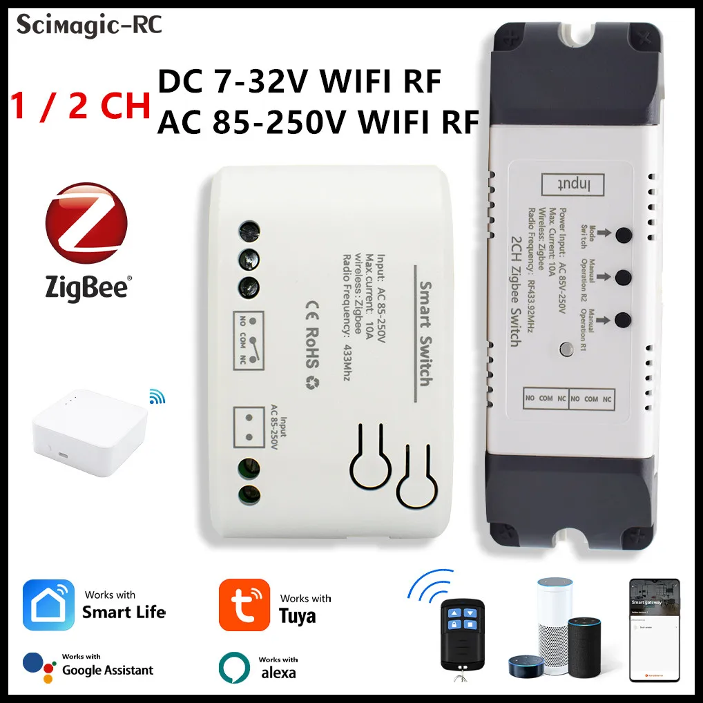 Scimagic-RC Zigbee Smart Switch Модуль 1 канала | AliExpress