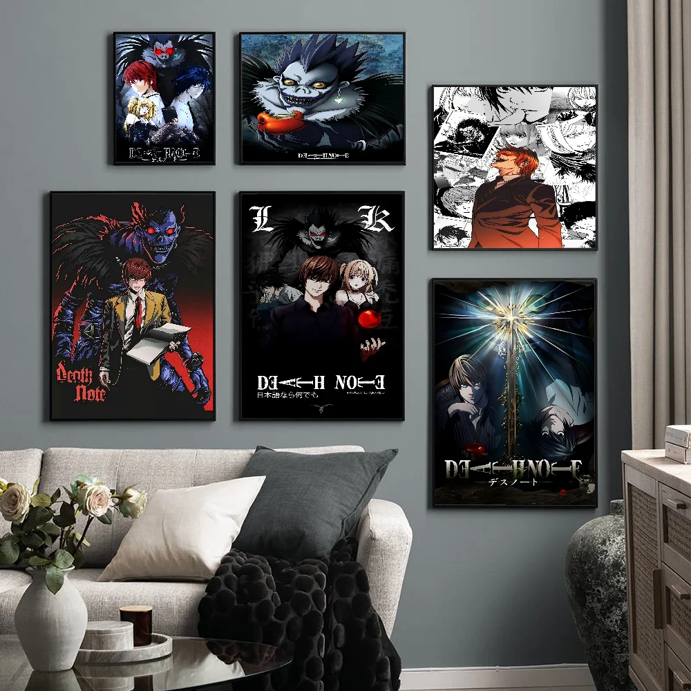 Death Note Aanime Good Quality Prints And Posters Vintage Room Bar Cafe ...