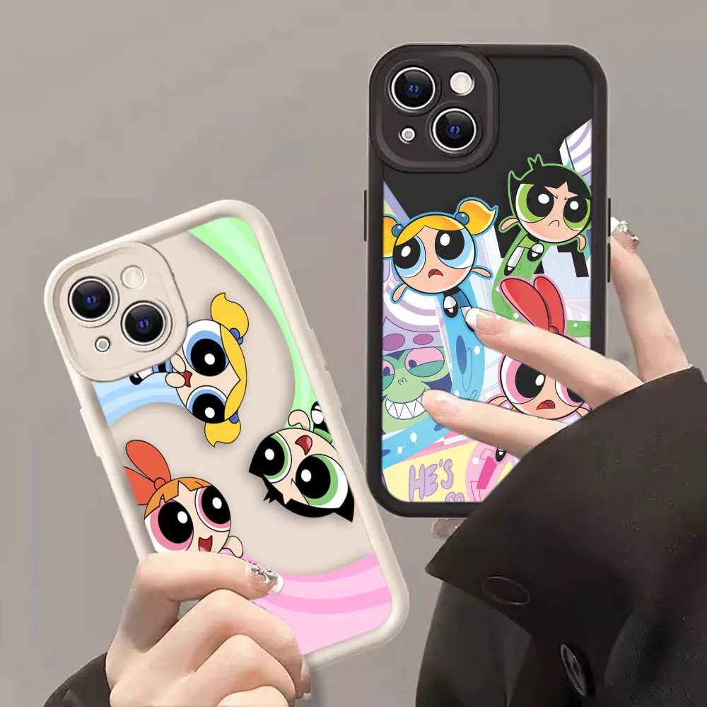 T-The P-Powerpuff G-Girls Красочный защитный чехол для мобильного ...