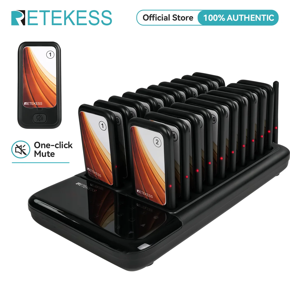 Retekess TD173 Беспроводной пейджер для ресторана | AliExpress