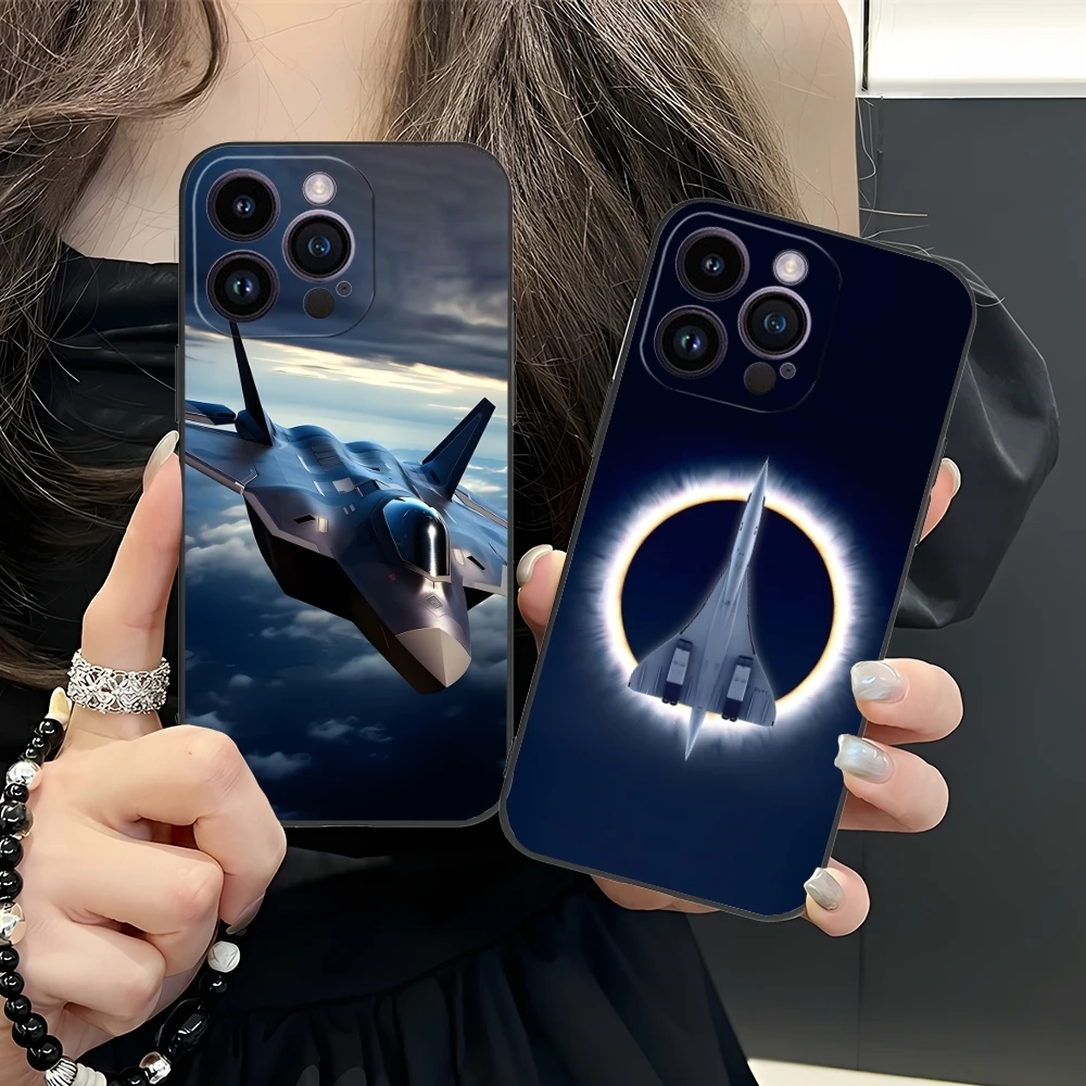 AirForce Plane Mobile Cell Phone Case for iPhone 16 15 14 13 12 11 X XR ...