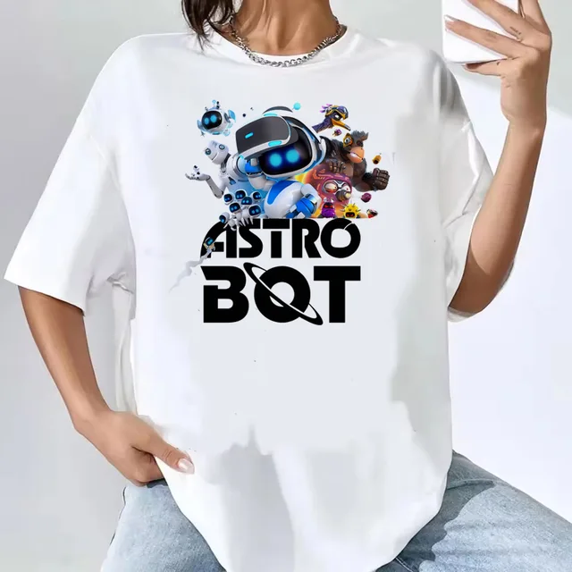 Astro Game футболки женские каваи поп-культура готика красочные ...