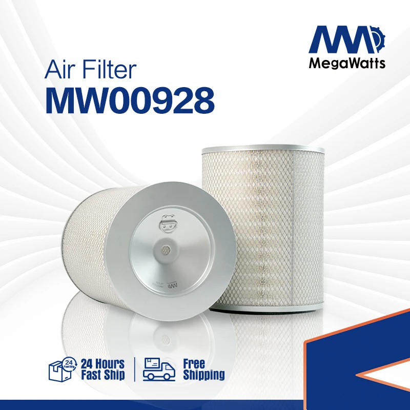 AF928 Воздушный фильтр двигателя MegaWatts CСовместим с дизельным ...