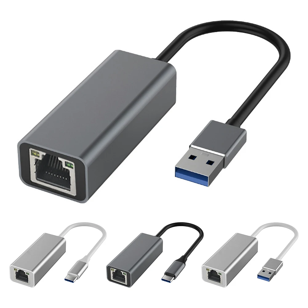 Сетевой адаптер с портом Type-C на RJ45, 10/100 Мбит/с | AliExpress